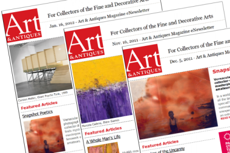 Subscribe to Our Newsletter - Art & Antiques Magazine